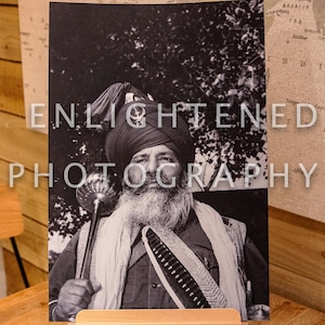 Jathedar 96K Baba Santa Singh Portrait - Sikh Artwork Rare Fine Art ...