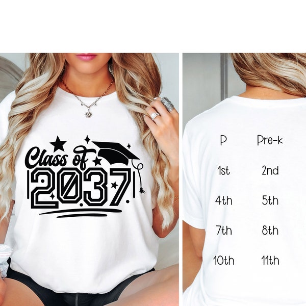 2037 Graduation Shirt - Etsy