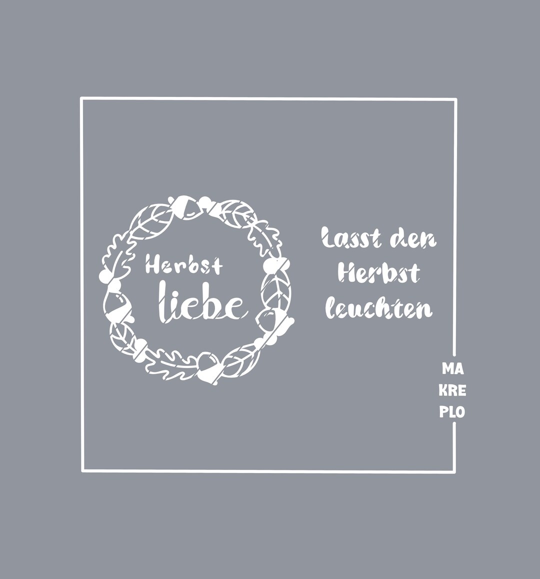 Digitale Plotterdatei Herbstliebe - Etsy.de