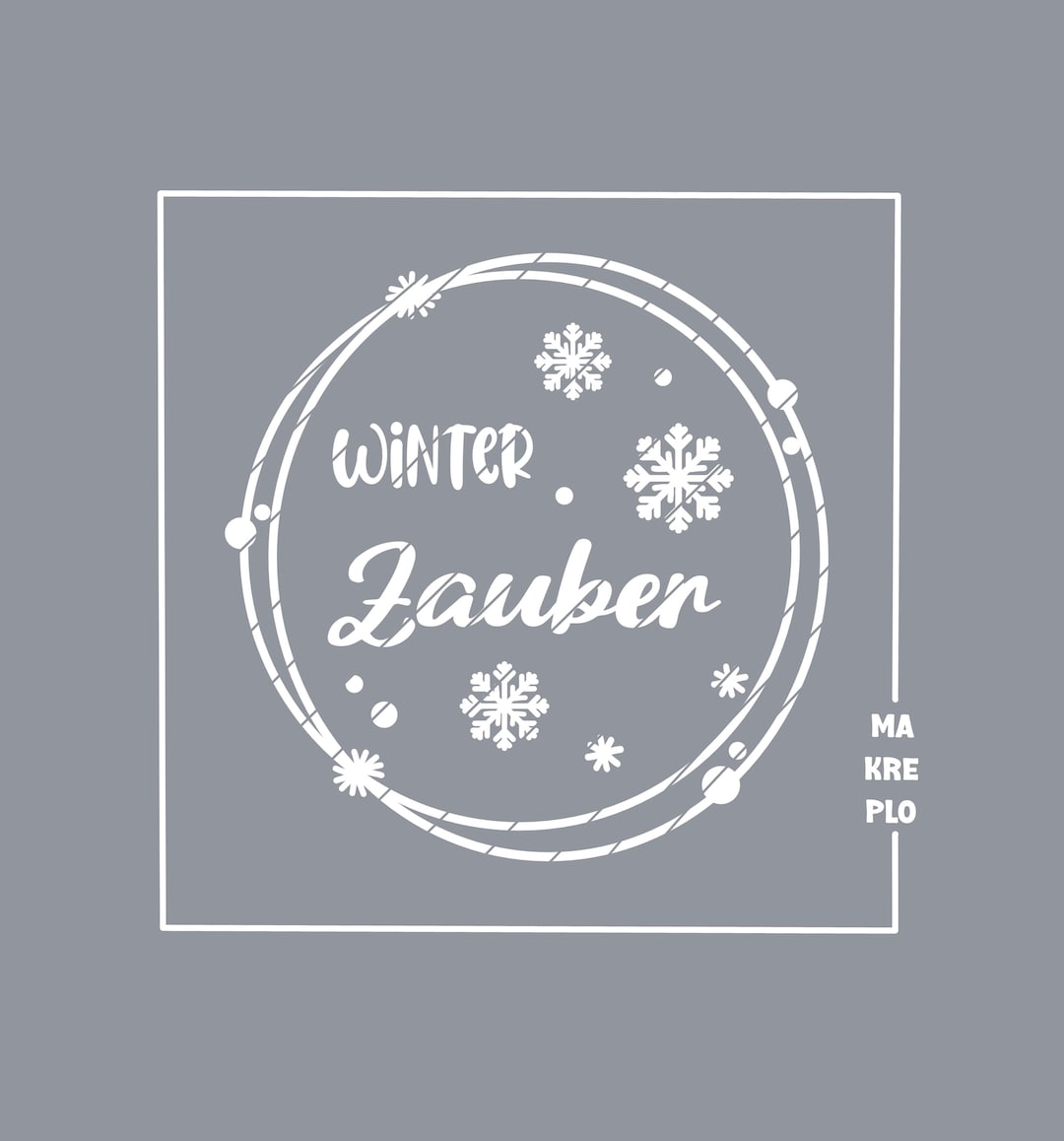 Digitale Plotterdatei Winterzauber - Etsy.de