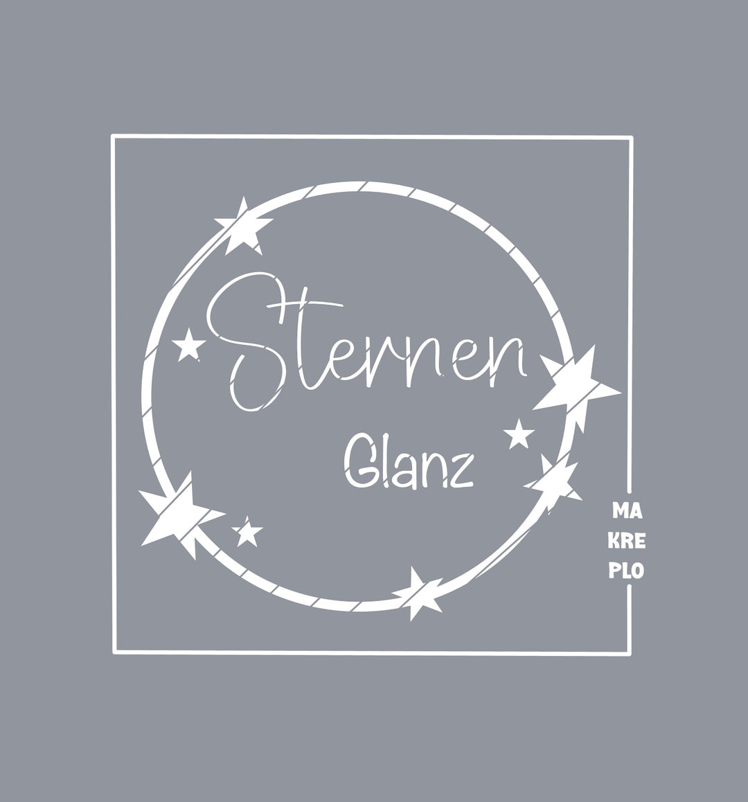 Digitale Plotterdatei Sternen Glanz - Etsy.de