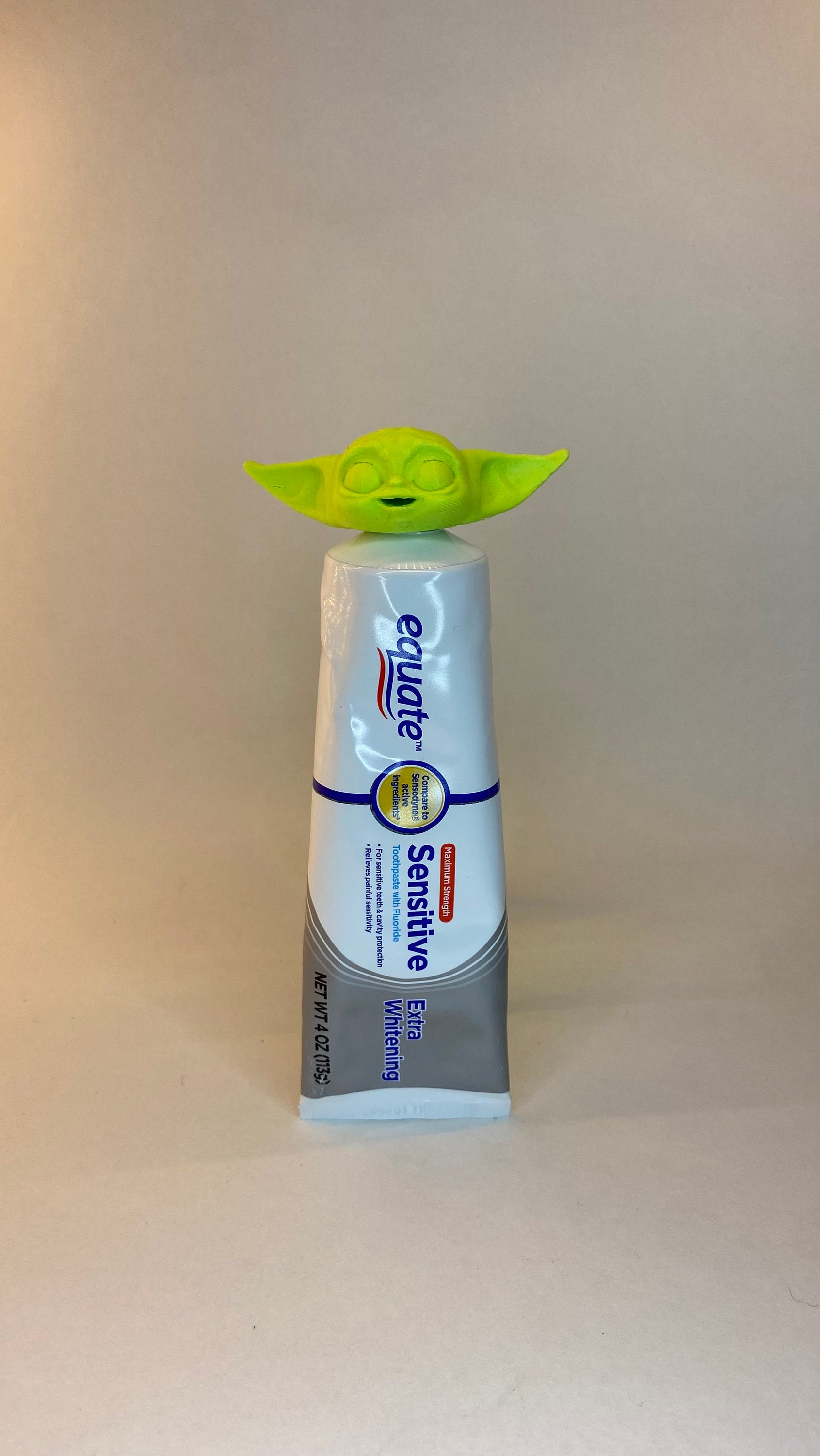 3D Printed Baby Yoda Toothpaste Topper - Etsy