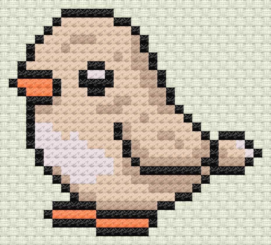 Cute Small Bird Cross Stitch Pattern | Hoop Embroidery | PDF | Instant ...
