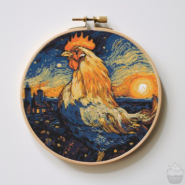 Van Gogh Embroidery - Etsy