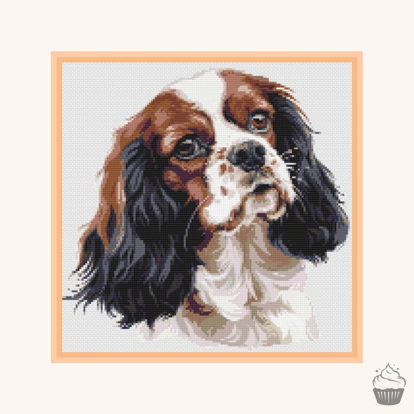 Spaniel Cross Stitch - Etsy