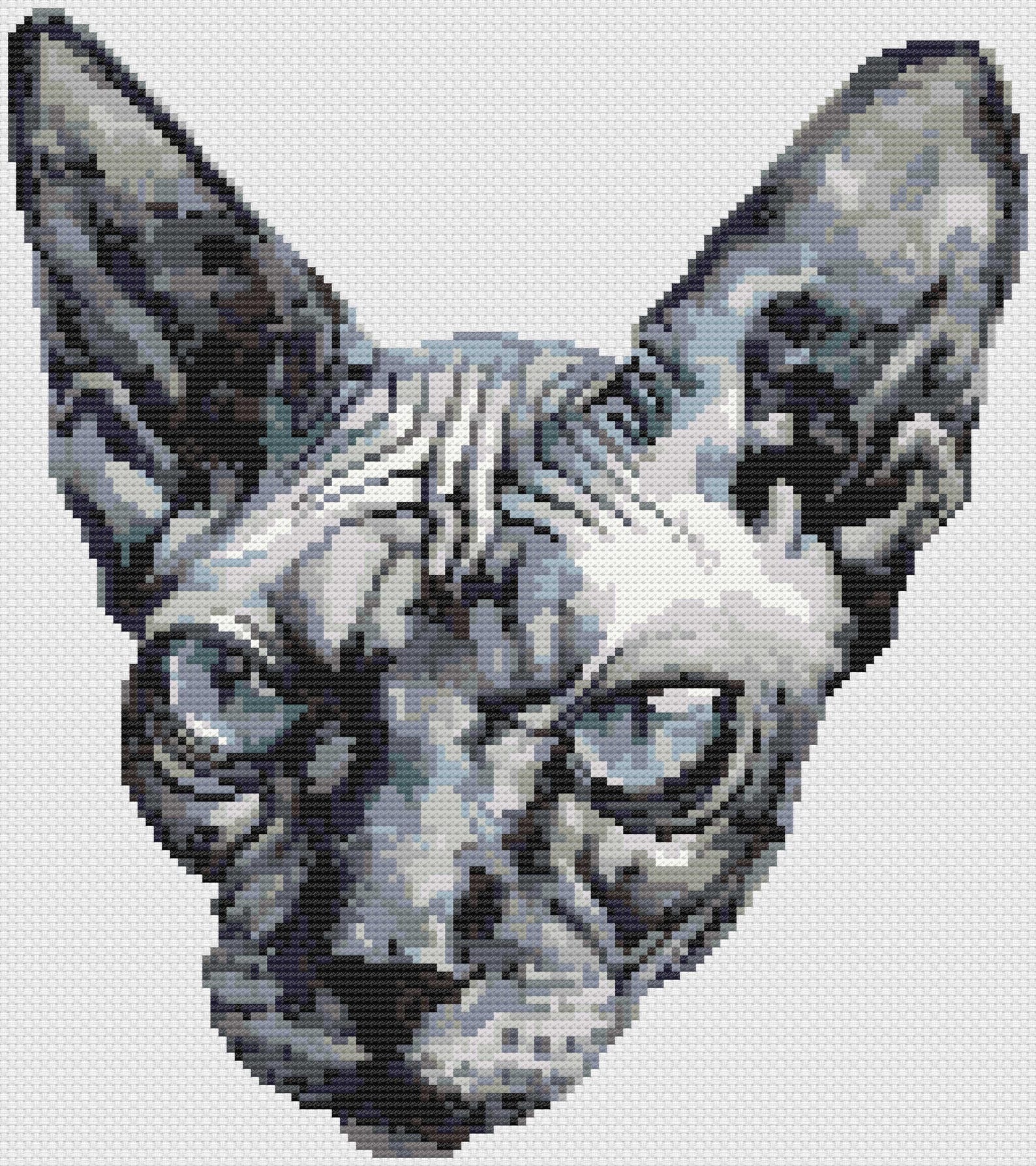 Sphynx Cat Cross Stitch Pattern | Hoop Embroidery | PDF | Instant ...