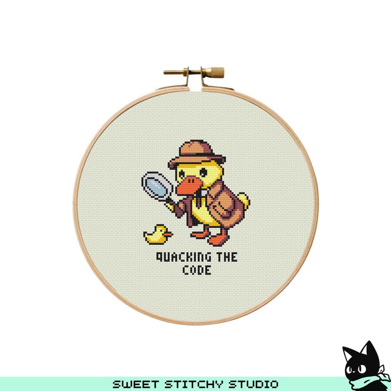 Coding Cross Stitch - Etsy