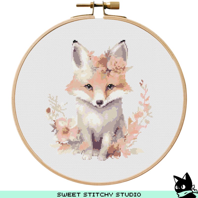 Fox Cross Stitch - Etsy