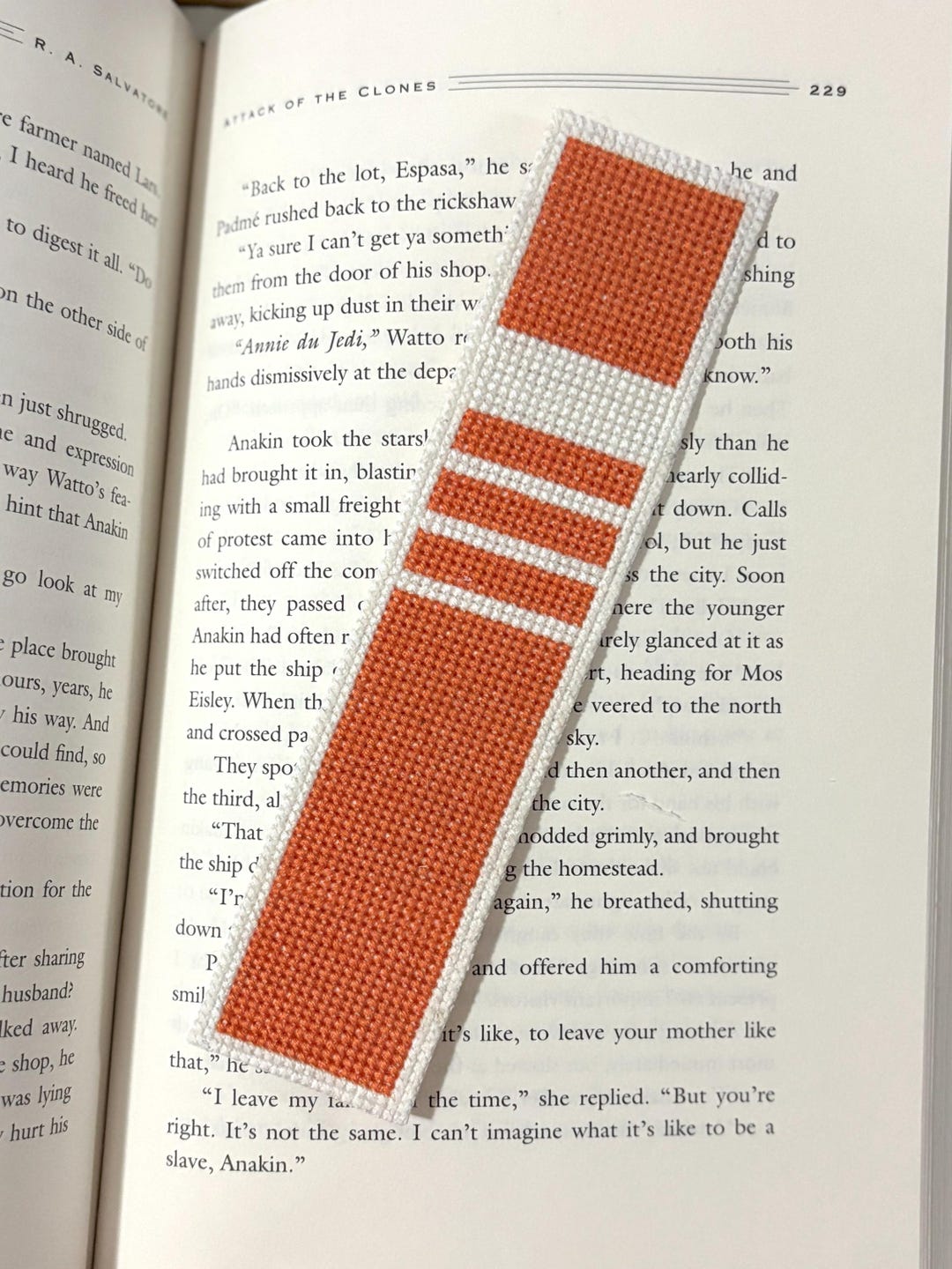 Star Wars Cassian Andor Narkina 5 Prison Uniform Cross Stitch Bookmark ...