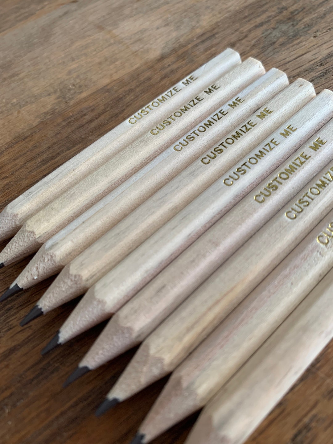 Personalized Golf Pencil Set - Set of 9 Custom Pencils Foil Stamped ...