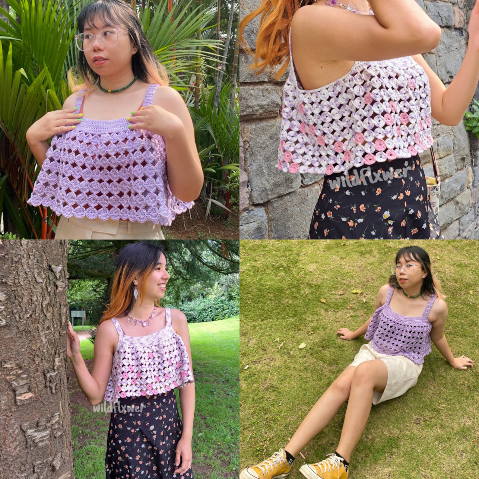 Yvette Crochet Flare Top Pattern: Beginner Friendly (PDF Pattern) - Etsy