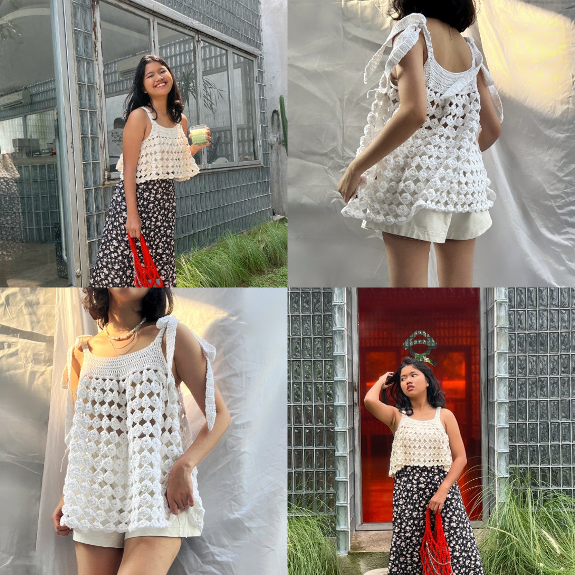 Yvette Crochet Flare Top Pattern: Beginner Friendly (PDF Pattern) - Etsy