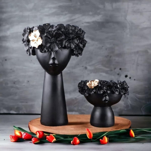 Grecian Head Vase - Etsy