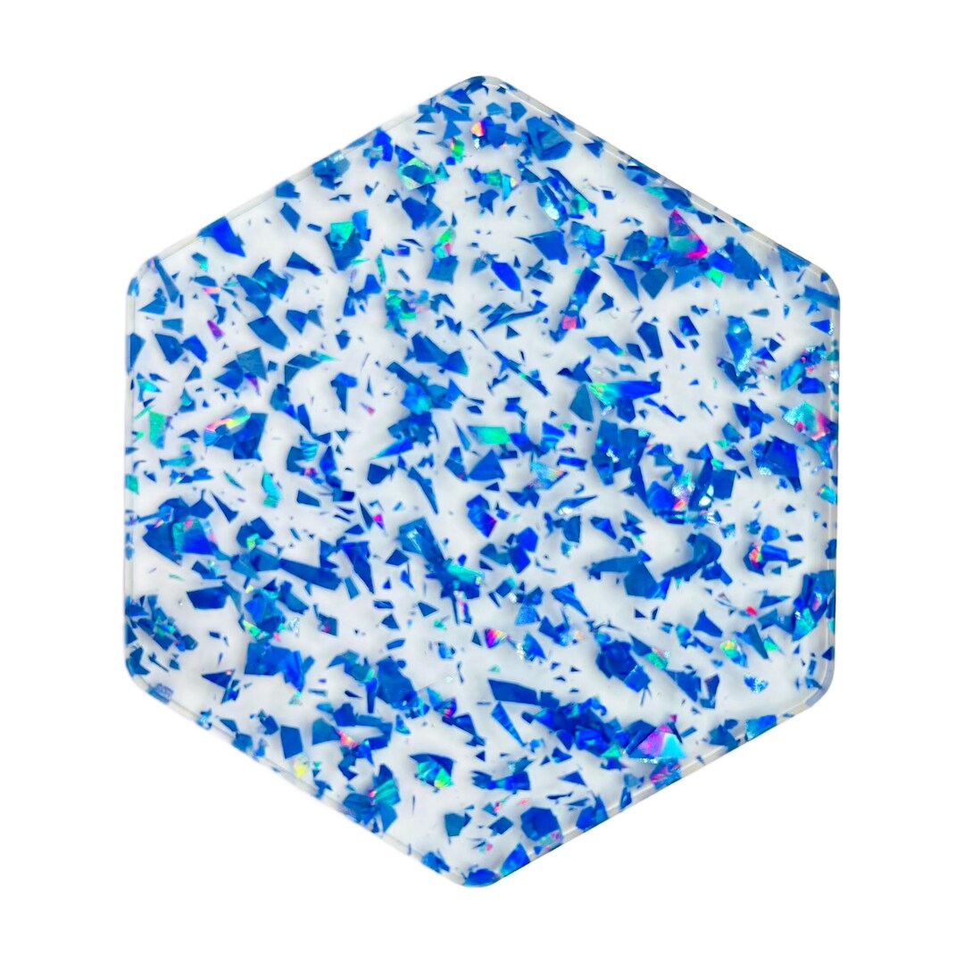 Acrylic Sheet for Laser Cutting Glitter 1/8 Iridescent, Holographic ...