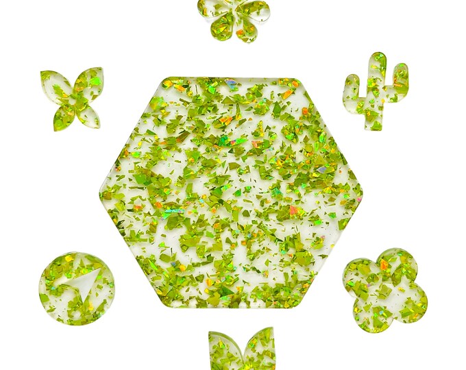 Acrylic Sheet for Laser Cutting With Glitter - 1/8" - Plexiglass ...