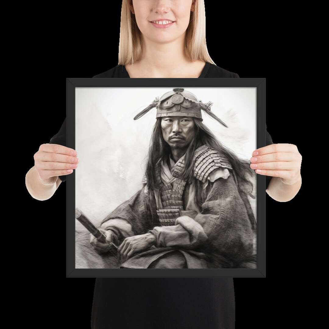 SET of 5 Samurai Brothers Digital Painting Charcoal & Pencil Download ...