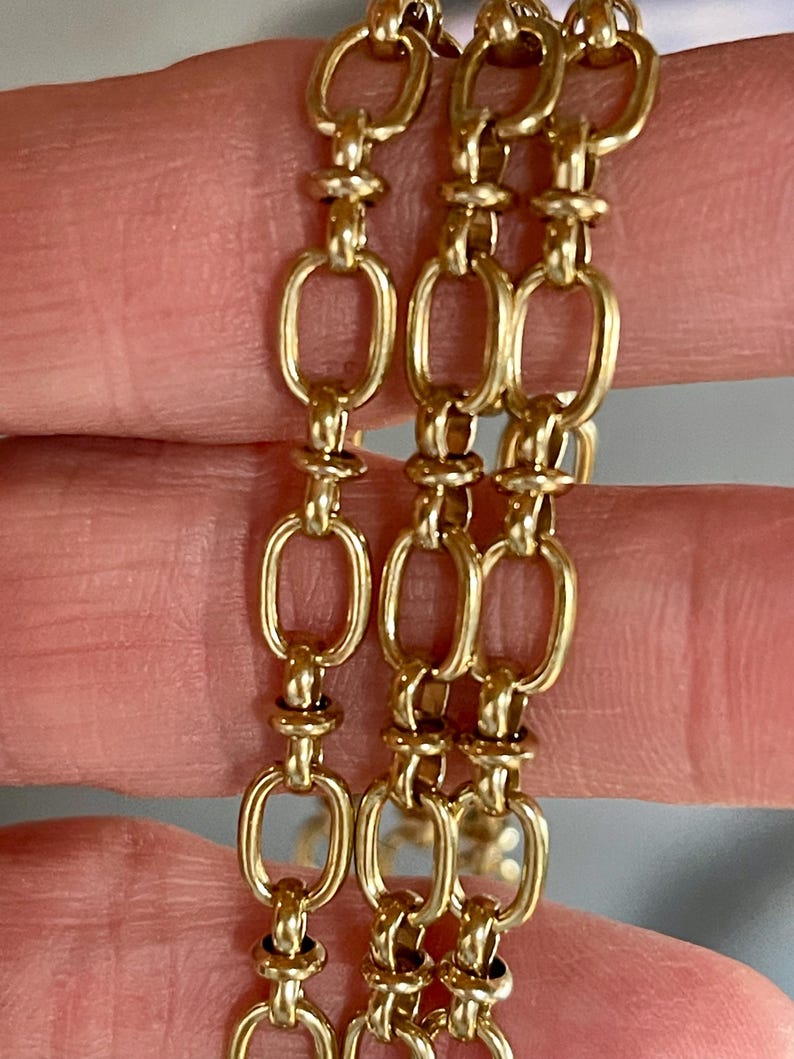 Raw Unplated Brass Oval Link Chain (8 X 5.6mm) - Priced by the Foot - Etsy