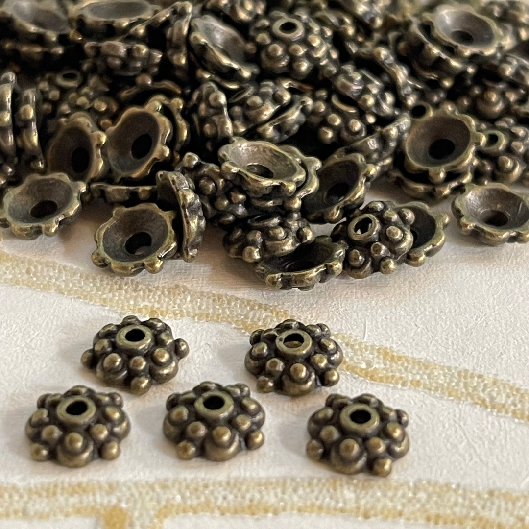 Antique Bronze Bead Caps. 40 per Order B4-D2 - Etsy