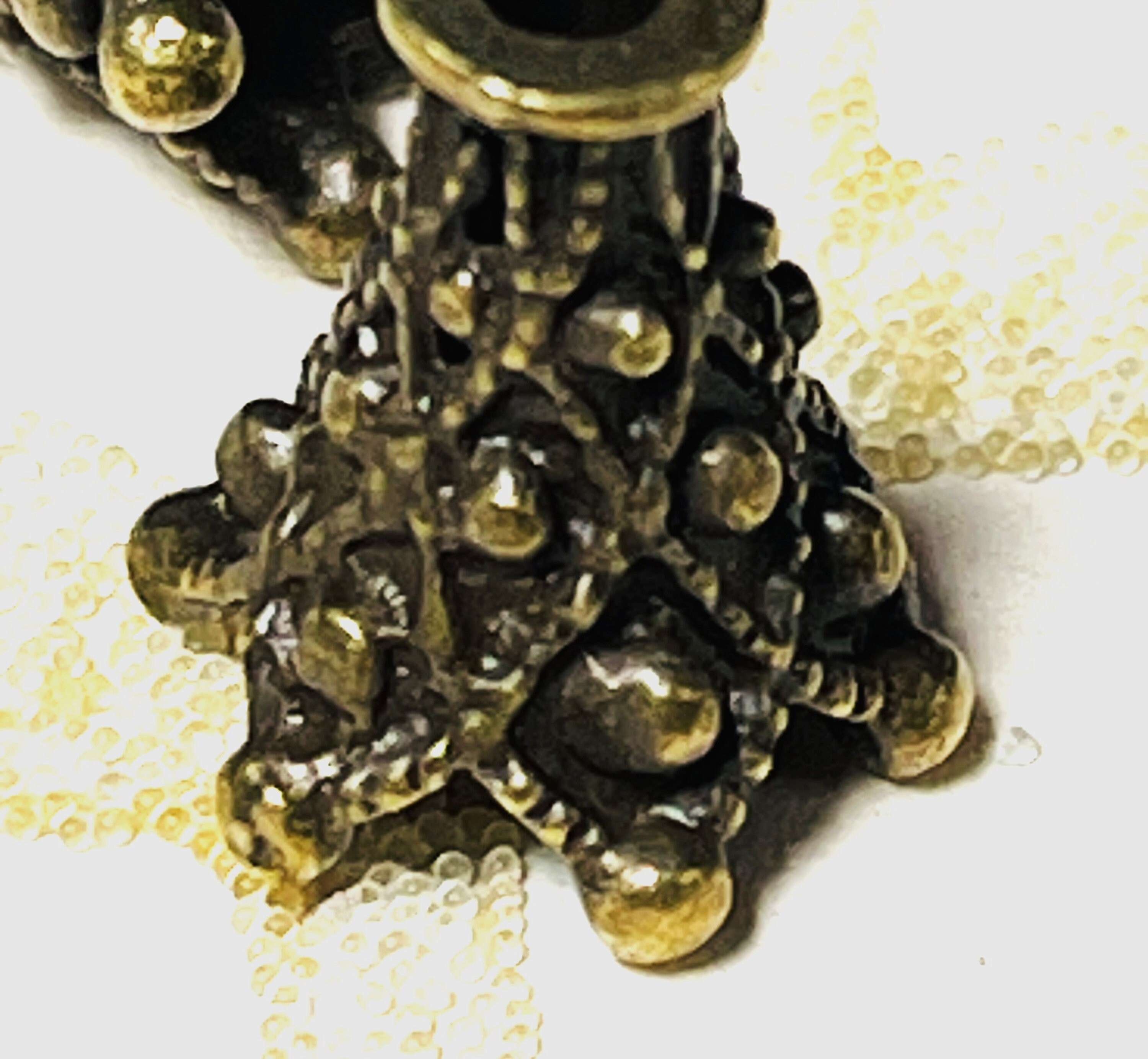 12.3mm Wide, 14.5mm Tall, Parisian Tall Texture Metal Bead Caps. Bronze ...