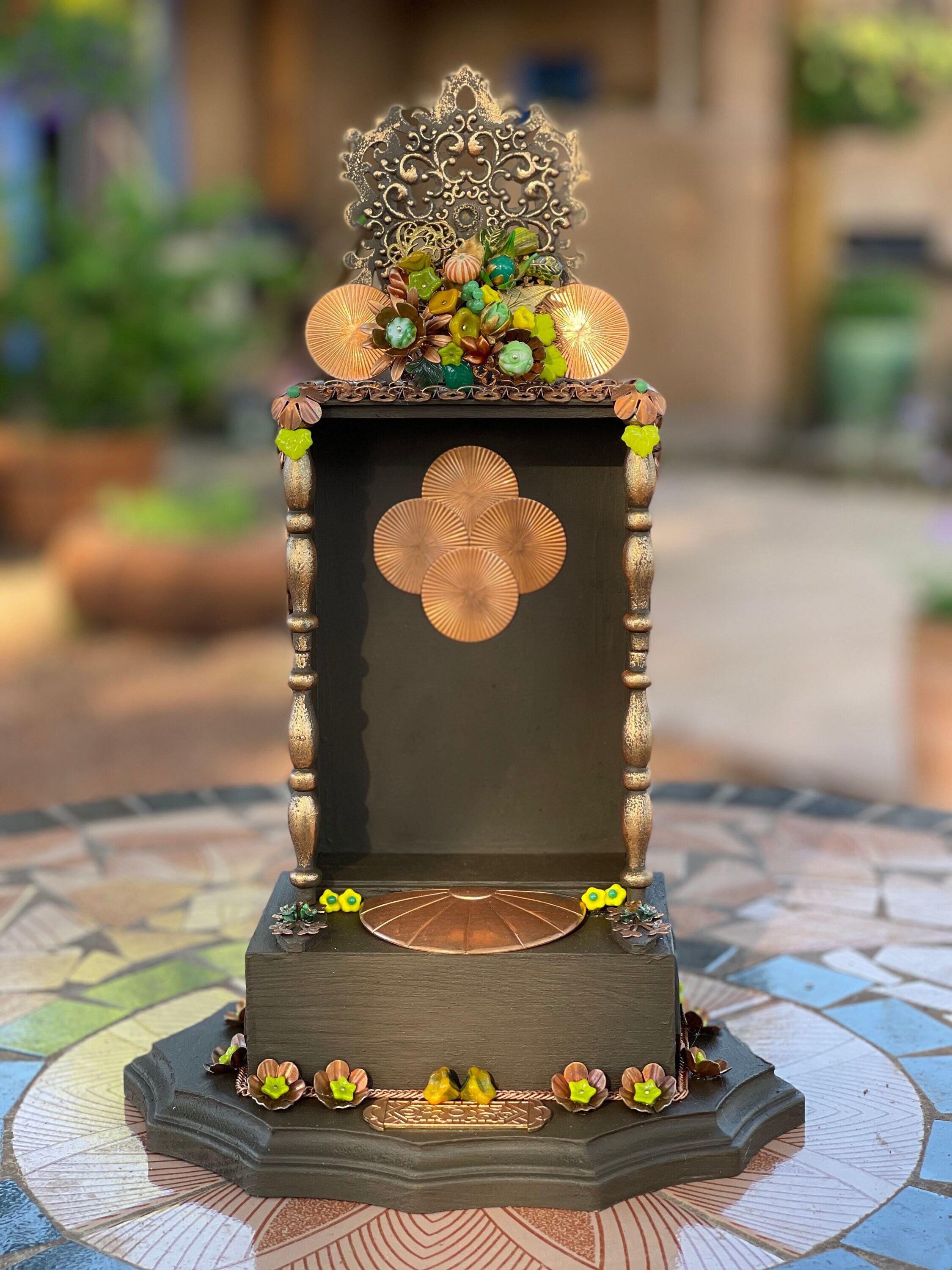 Table Shrine, Altar, Spirit Box, Dedicated Memorial Space, One of a ...