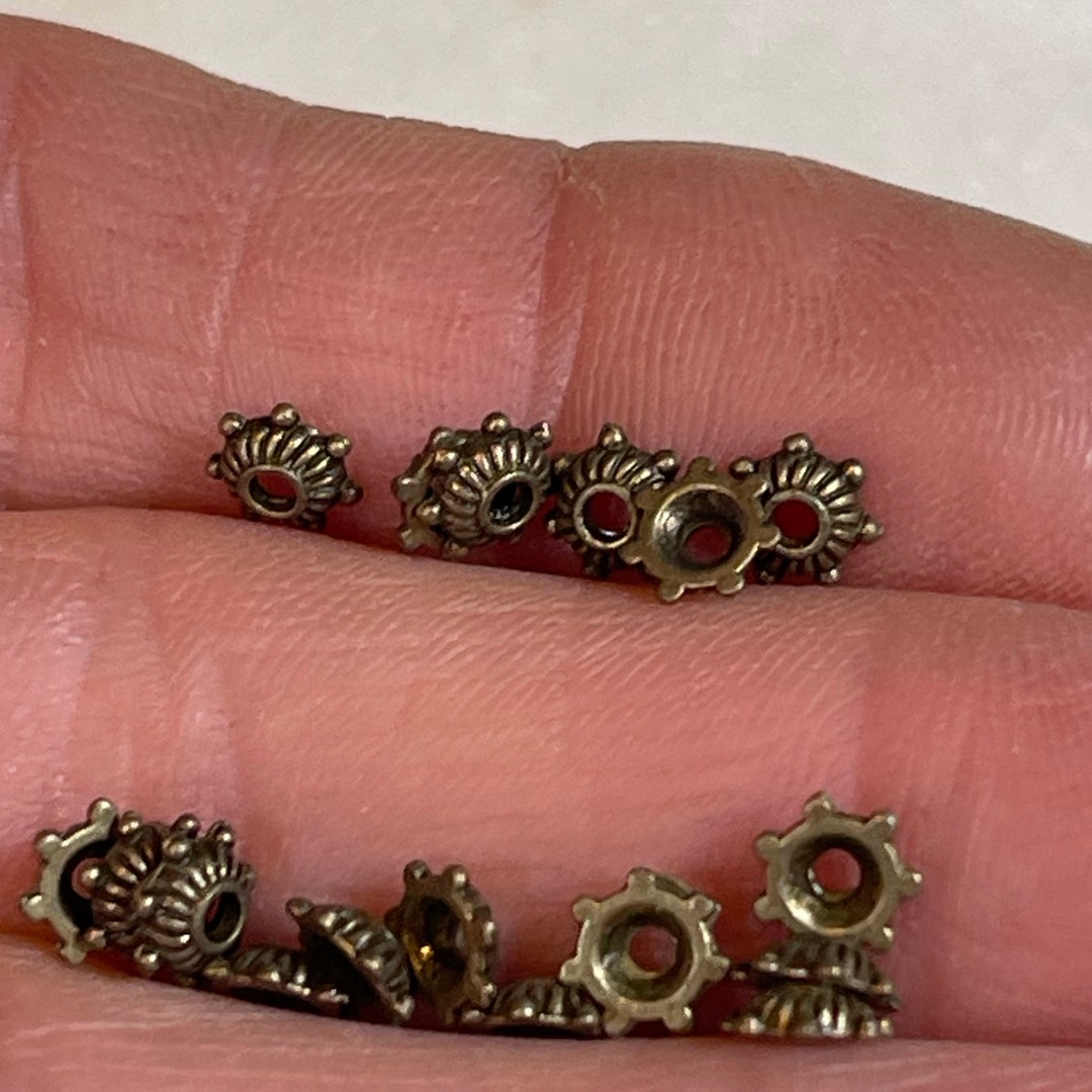 5x2mm, Alloy Bead Caps, Antique Bronze,hole 1mm. 30 per Order B2-D3 - Etsy