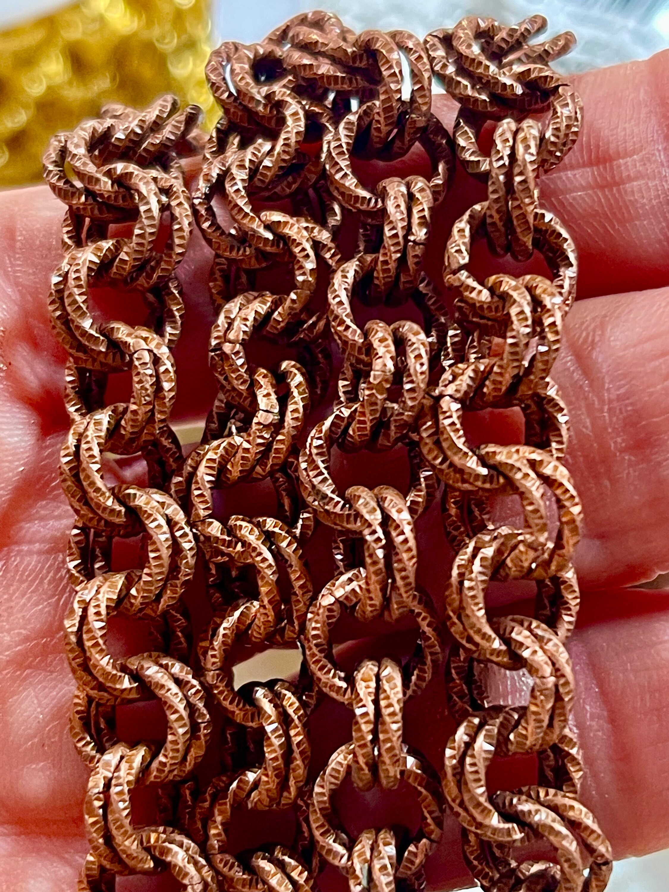 9mm, Double Link Iron Rolo Chain. Textured, Nice Weight. Available in 4 ...