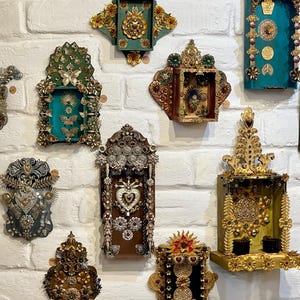 Sacred Heart Wall Shrine, Altar, Spirit Box, Shadow Box, Heart Shrine ...