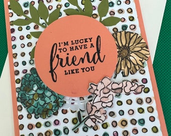 Greeting Card Friendship - Etsy