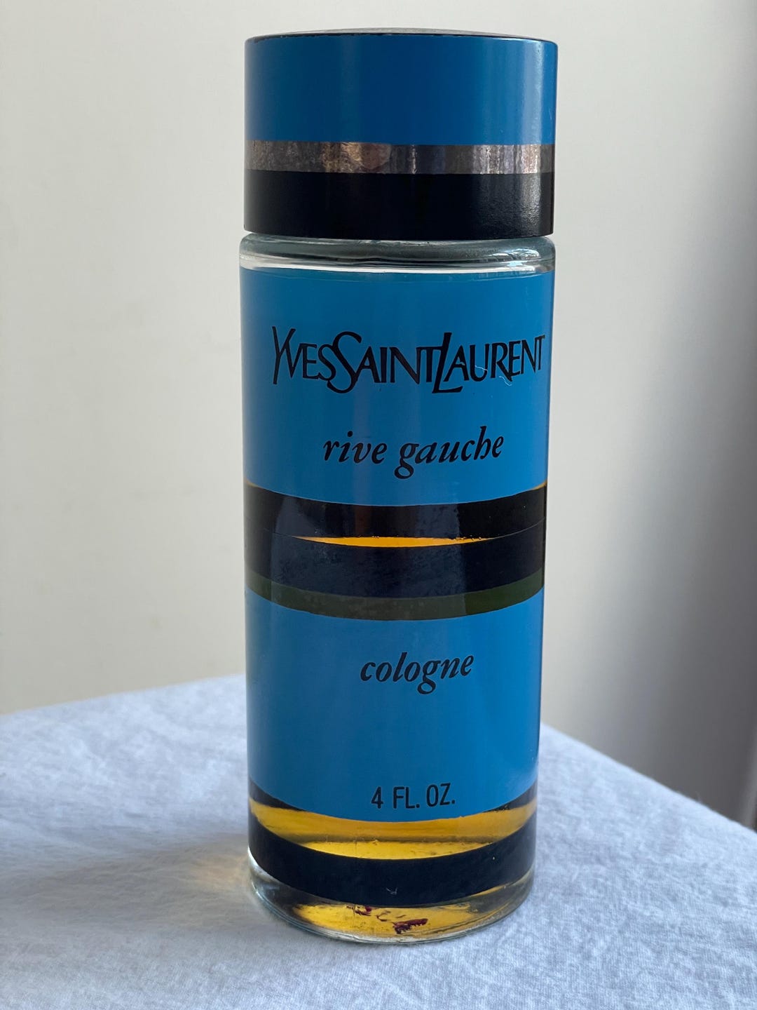 Vintage Rive Gauche Yves Saint Laurent Cologne Men Splash 4 Fl Oz 90% ...