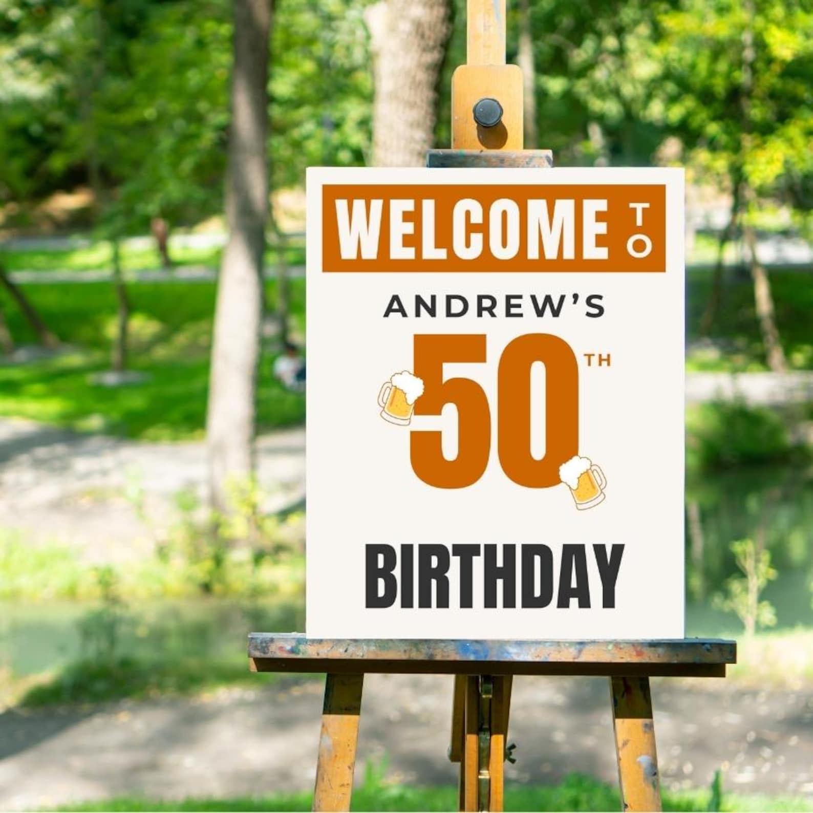 50th Birthday Party Bundle for Men | Cheers to 50 Years | Invitation ...