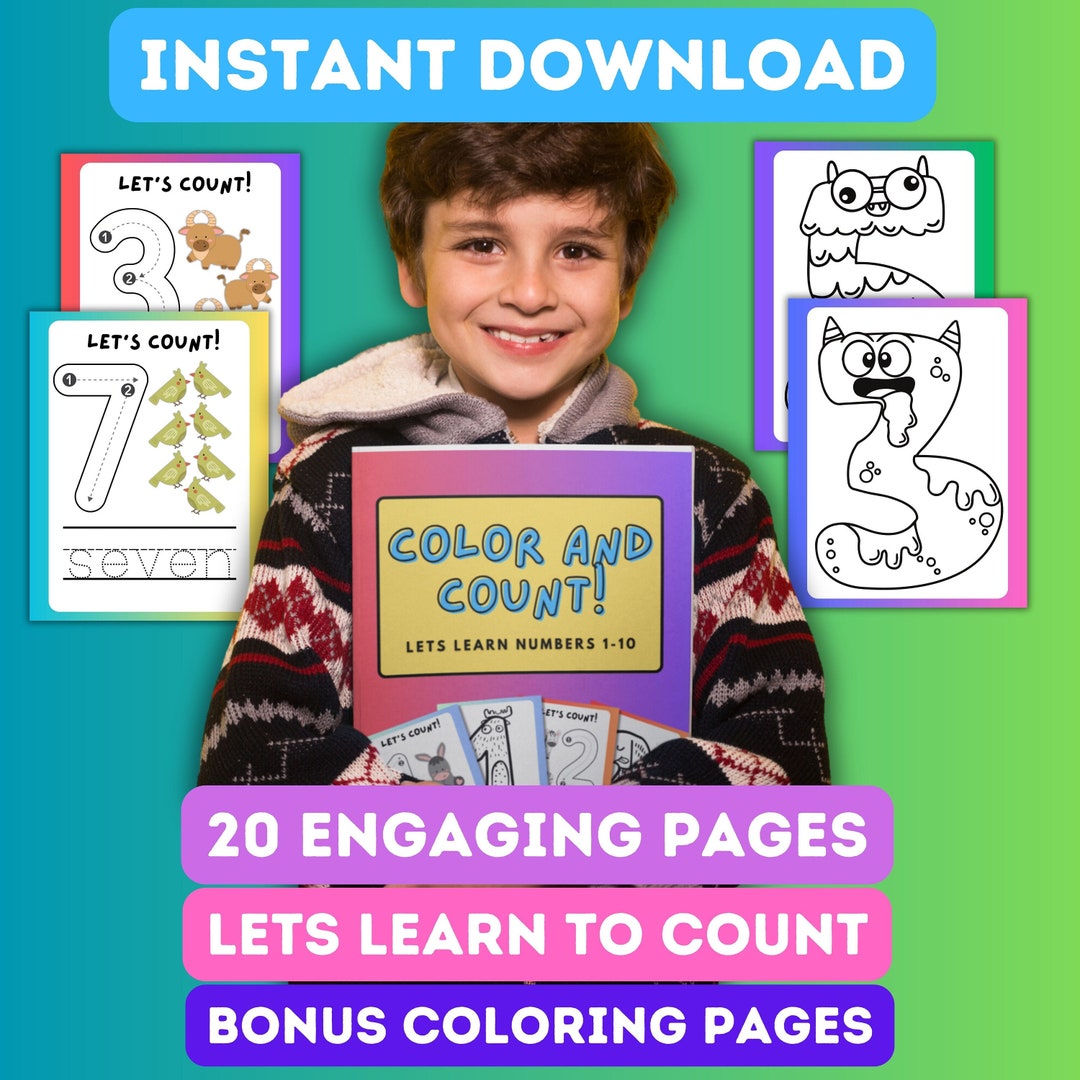 Pre-k Learning Book Instant Download | Preschoolers | Kids | Homeschool ...