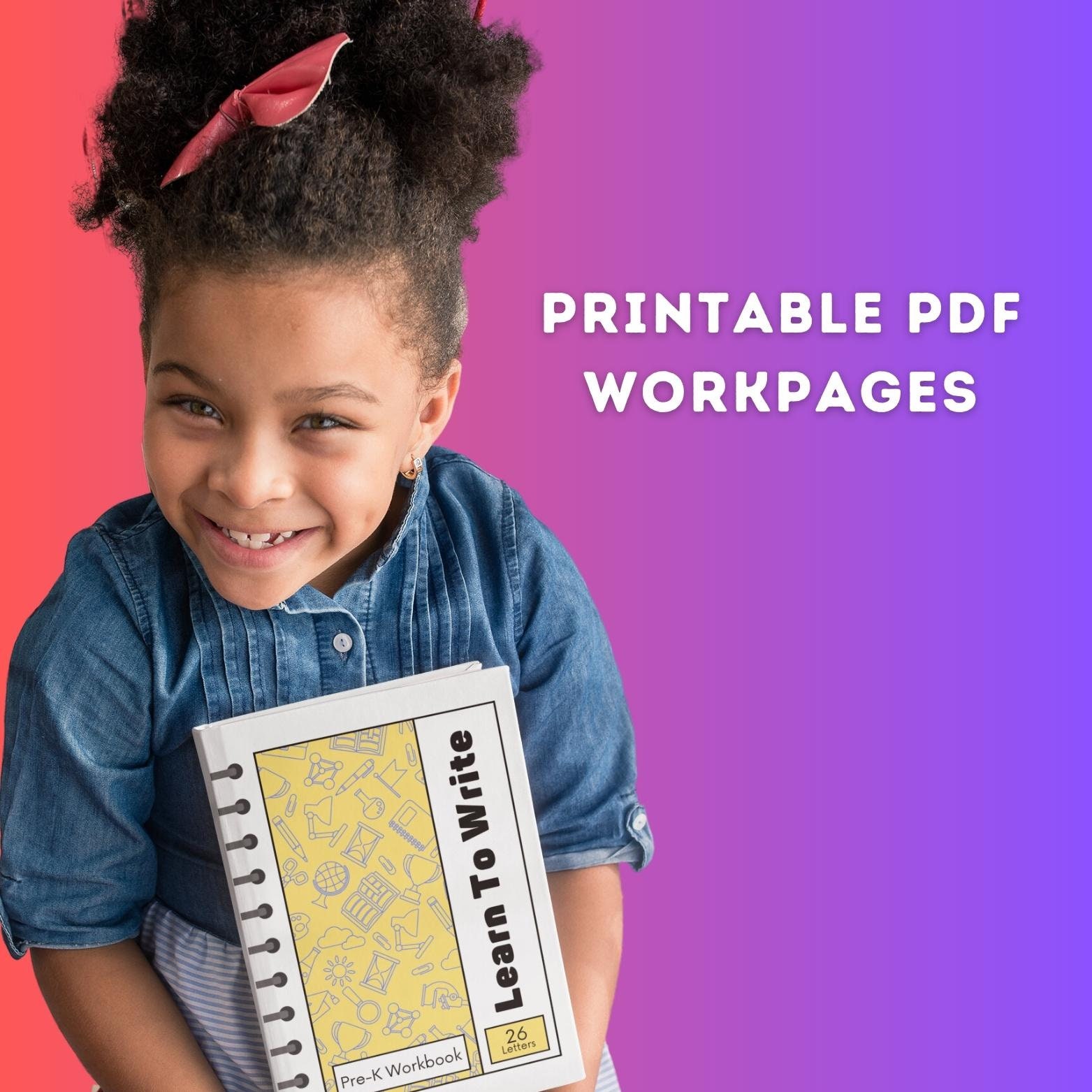 Pre-k Learning Book Instant Download Homeschool Curriculum Learn to ...