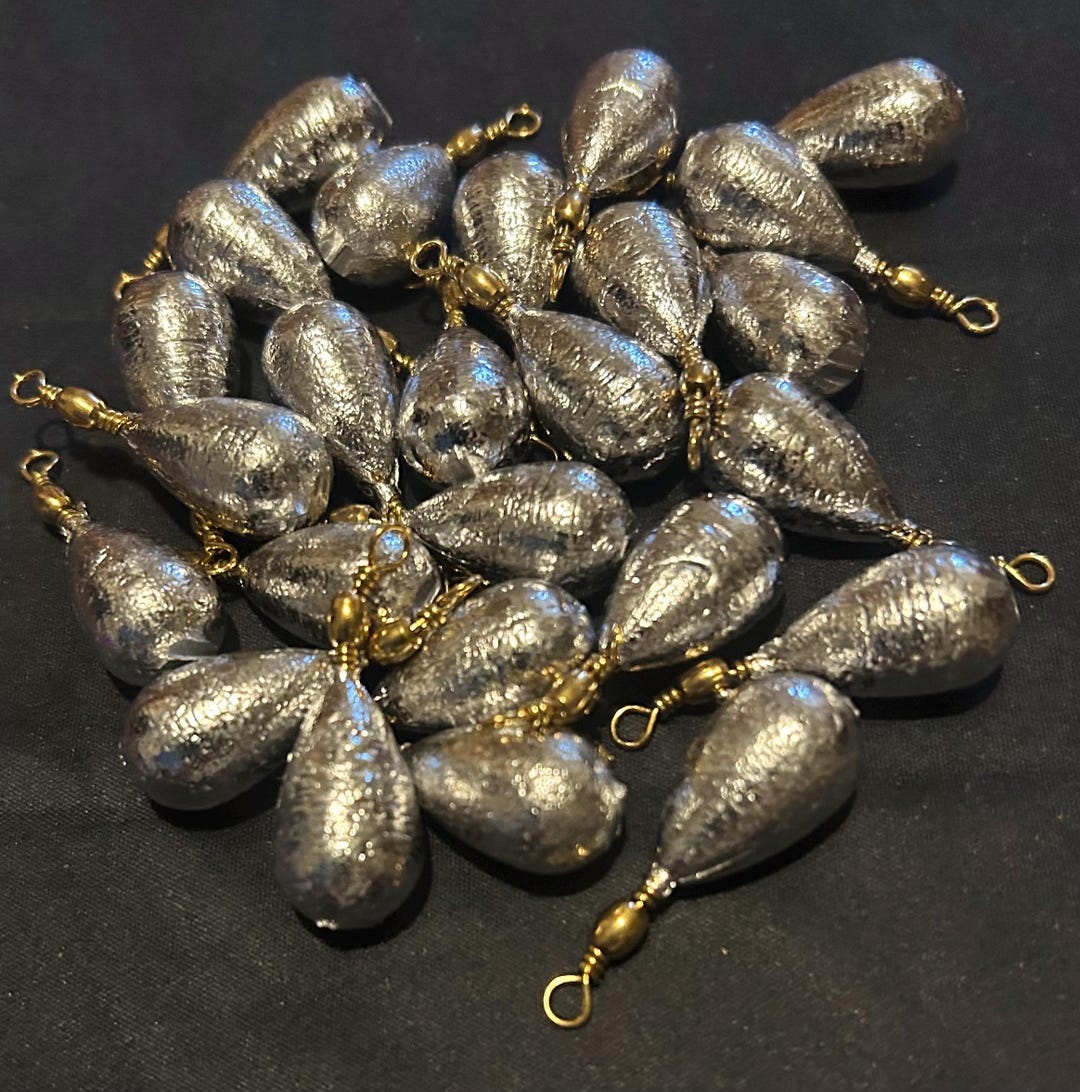 25 - 3/4oz. BASS CASTING SINKERS - Etsy