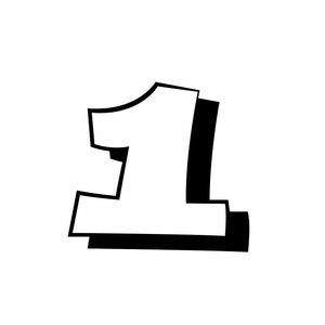 Large 3D Numbers for Classroom Big Bubble Number Templates Printable ...