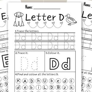 Printable Alphabet Worksheets for Preschool Practice Sheets ...
