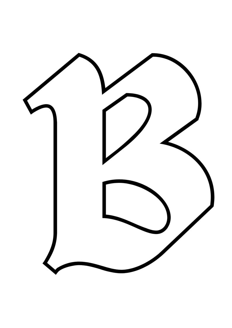 Large Alphabet Letters for Classroom Big Number Templates Printable ...