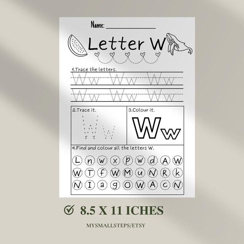 Printable Alphabet Worksheets, ABC Activity Book, Letter of the Week, A ...