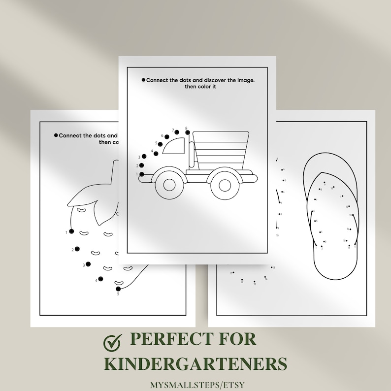 Dot to Dot Printable, Connect the Dots 1-30, Cute Coloring Pages ...