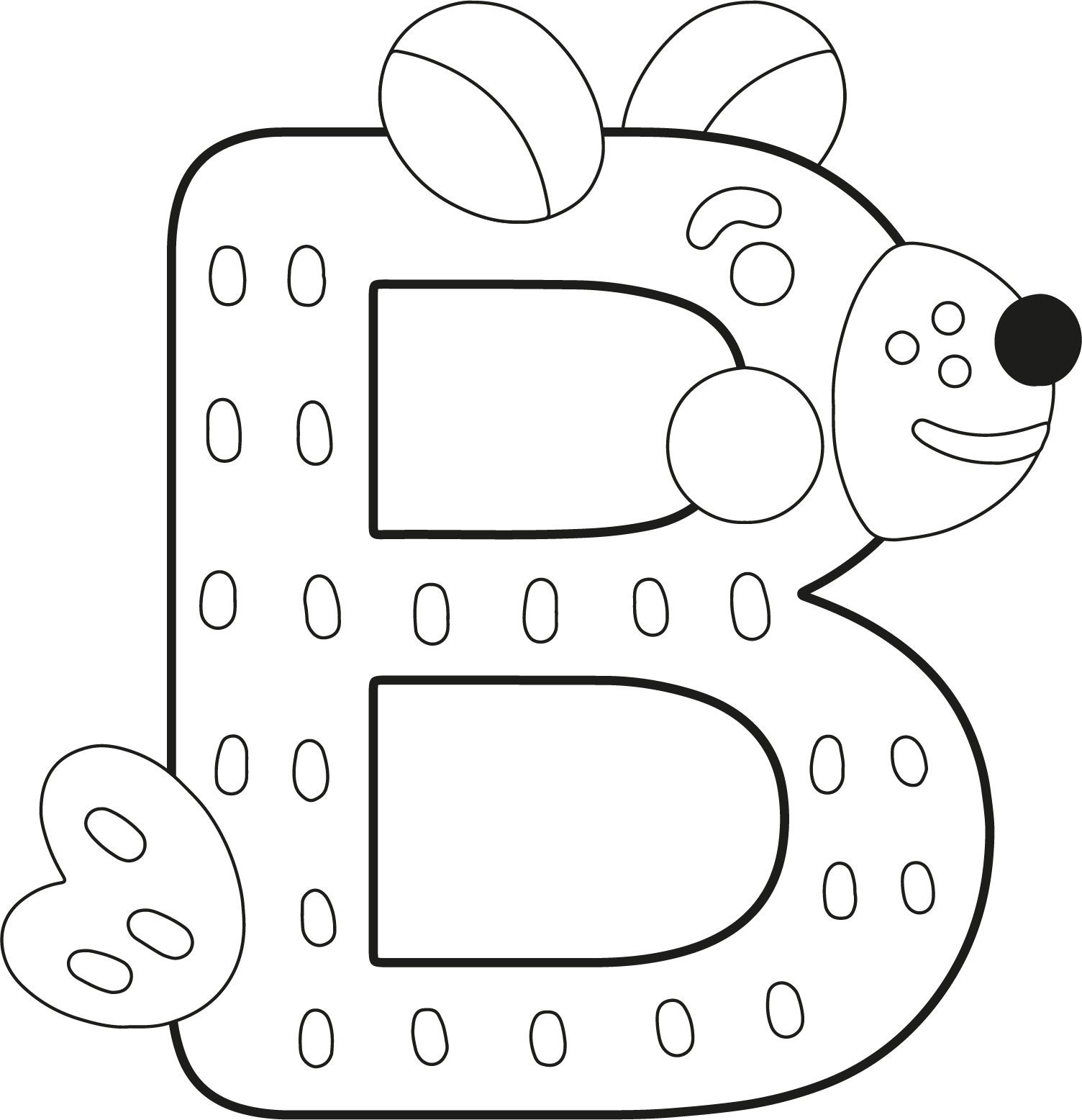100 Alphabet Coloring Pages, ABC Coloring Book, Kindergarten Worksheets ...