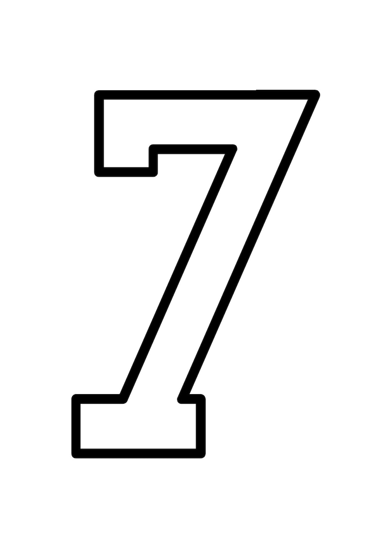 Large Numbers for Classroom Big Number Templates Printable Block ...