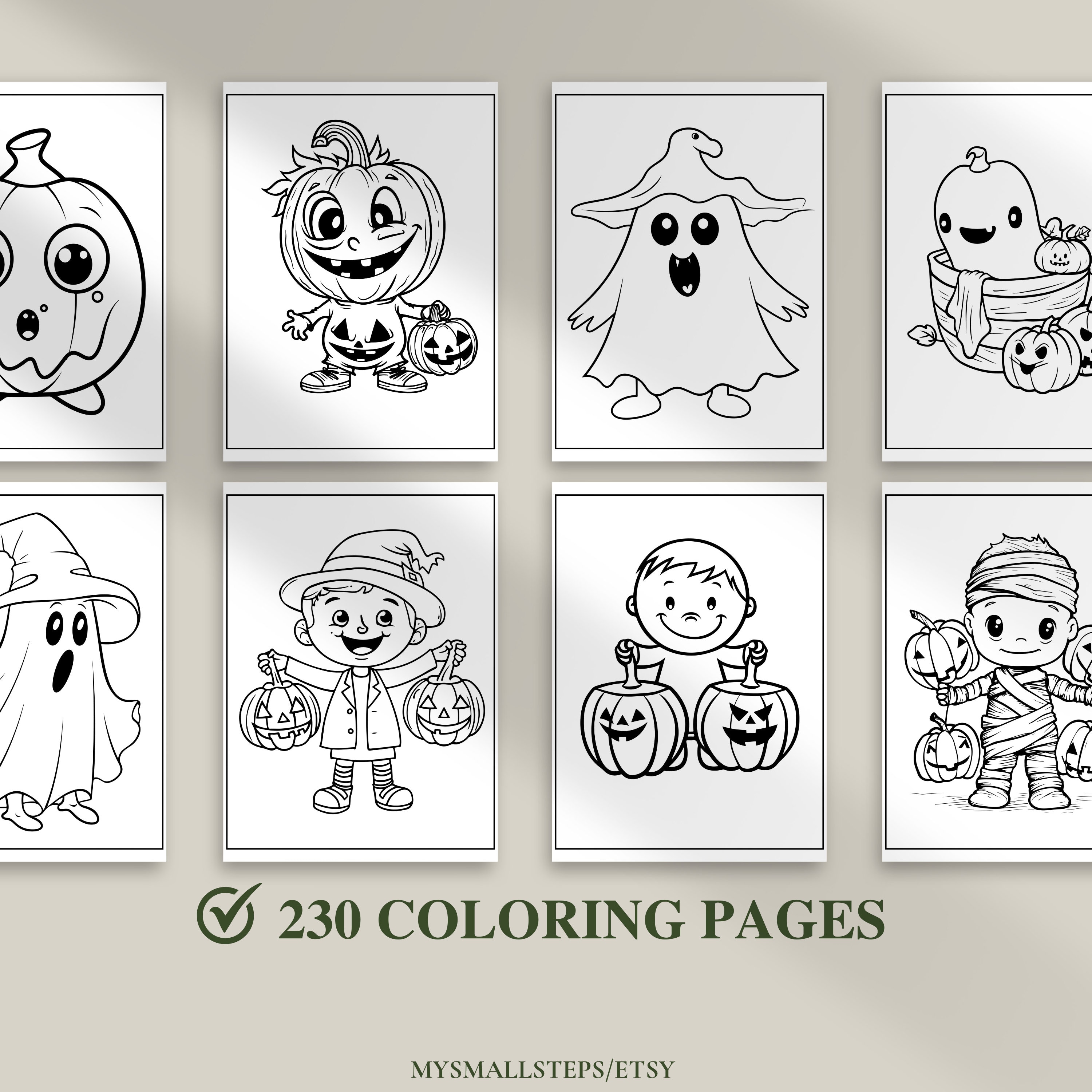 Halloween Coloring Pages for Kids, Printable Fall Coloring Sheets ...