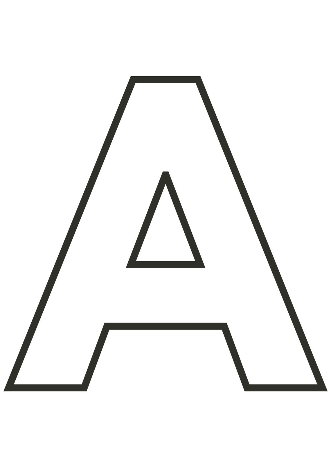 Large Alphabet Letters for Classroom Editable Size Big Letters ...