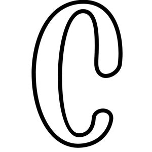 Large Alphabet Bubble Letters for Classroom Big Letters Templates ...