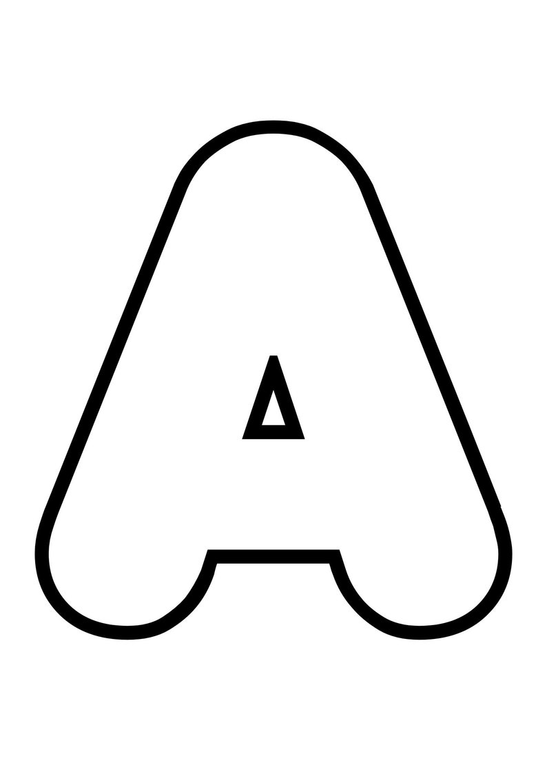 Large Printable Letters for Classroom Big Alphabet Letters Templates ...