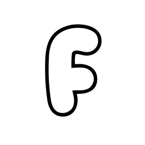 Large Alphabet Bubble Letters for Classroom Editable Size Big Letters ...