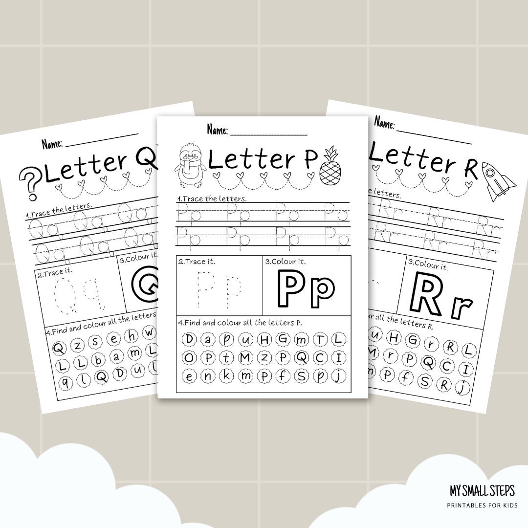 Printable Alphabet Worksheets for Preschool Practice Sheets ...