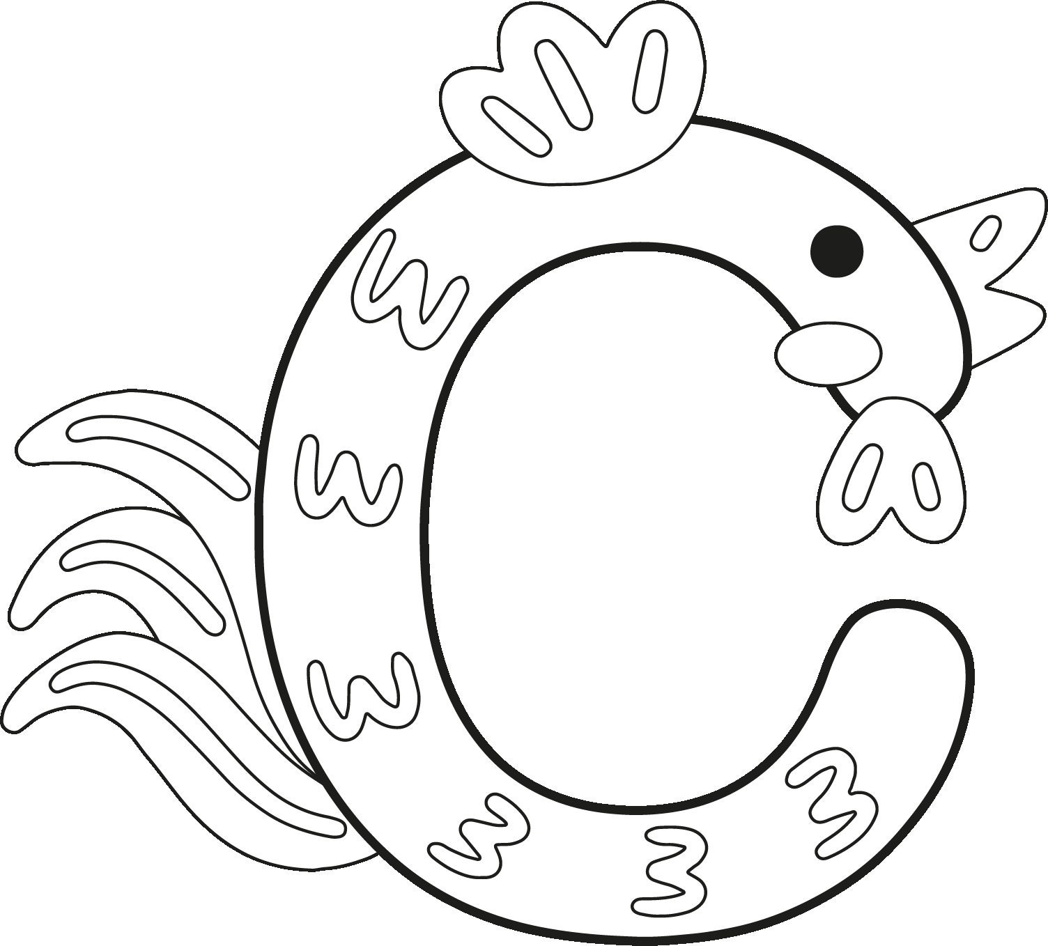 100 Alphabet Coloring Pages, ABC Coloring Book, Kindergarten Worksheets ...