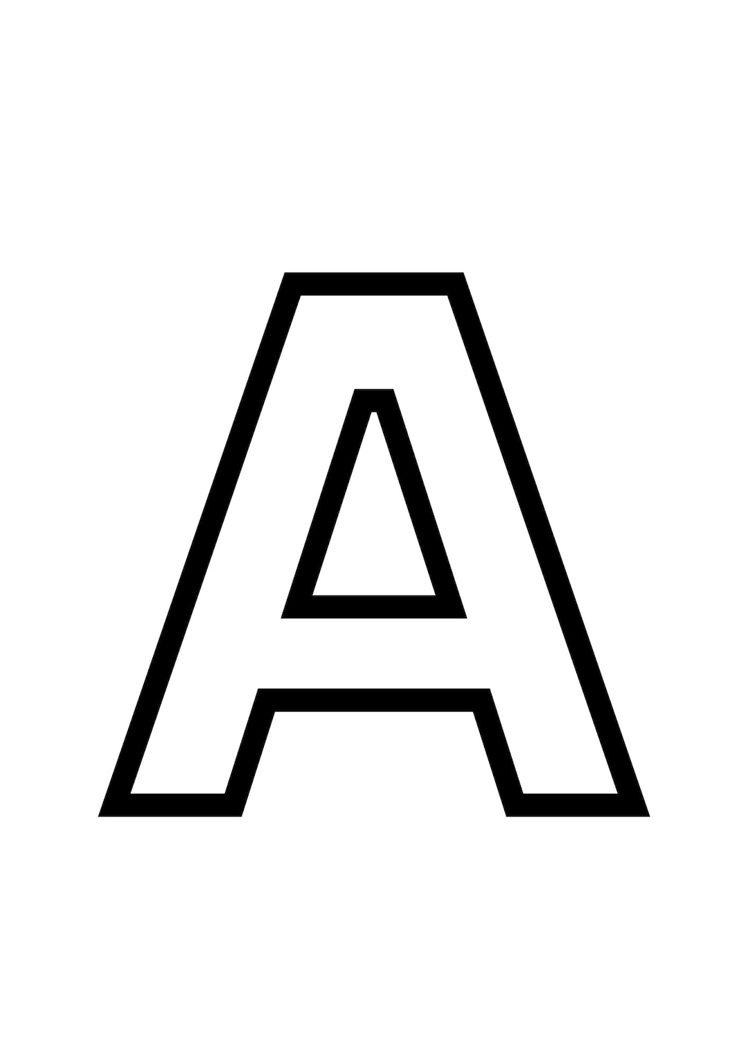 Large Alphabet Letters for Classroom Big Number Templates Printable ...