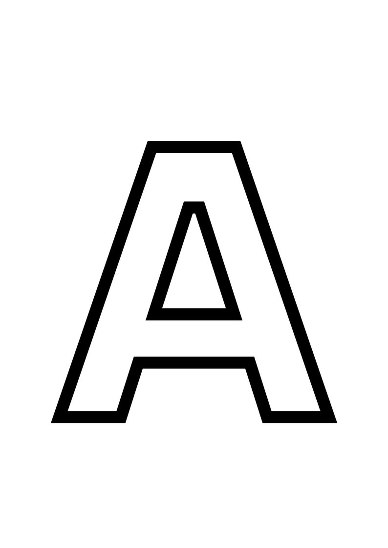 Large Alphabet Letters for Classroom Big Number Templates Printable ...