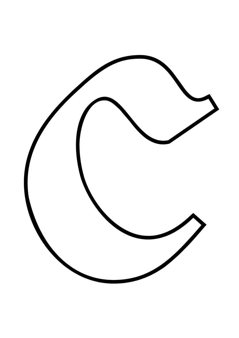 Large Alphabet Letters for Classroom Big Number Templates Printable ...